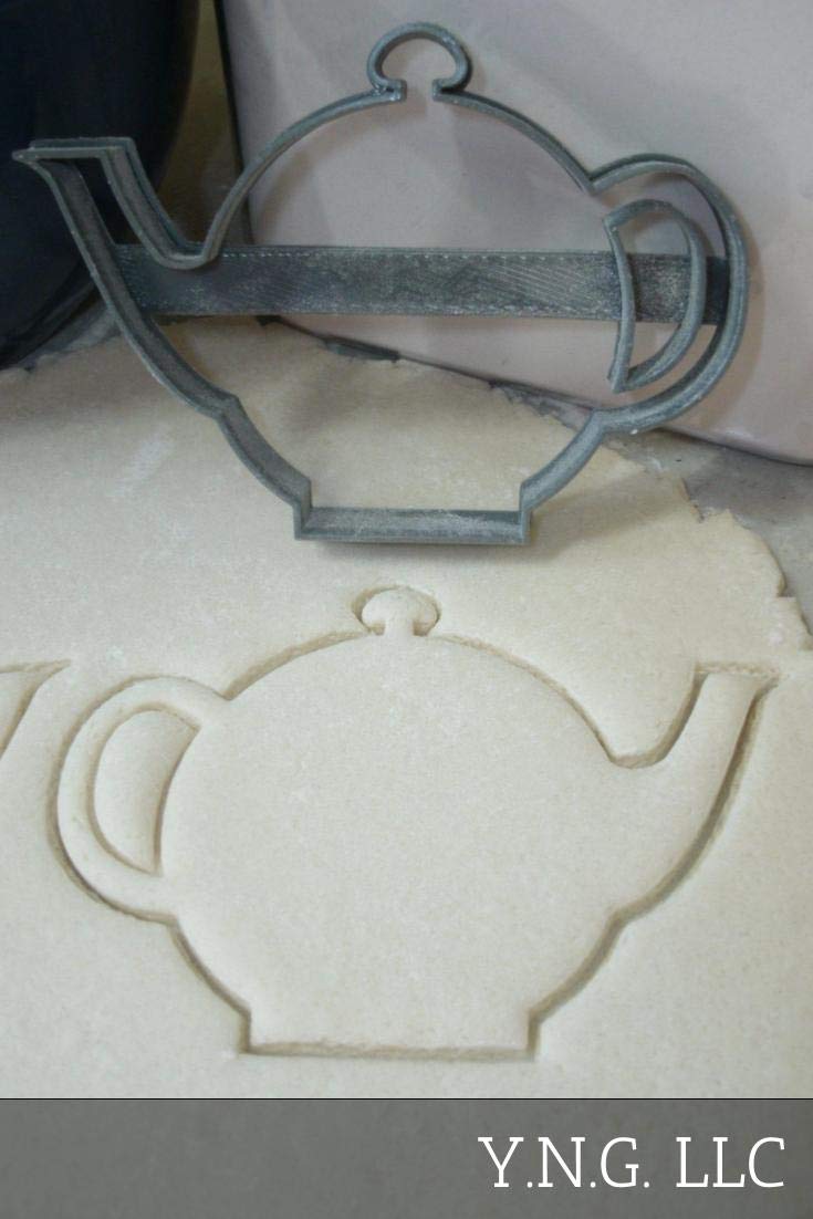 TEA TIME CUP POT HANGING NAME TAG BEVERAGE SET OF 3 COOKIE CUTTER USA MADE PR1178