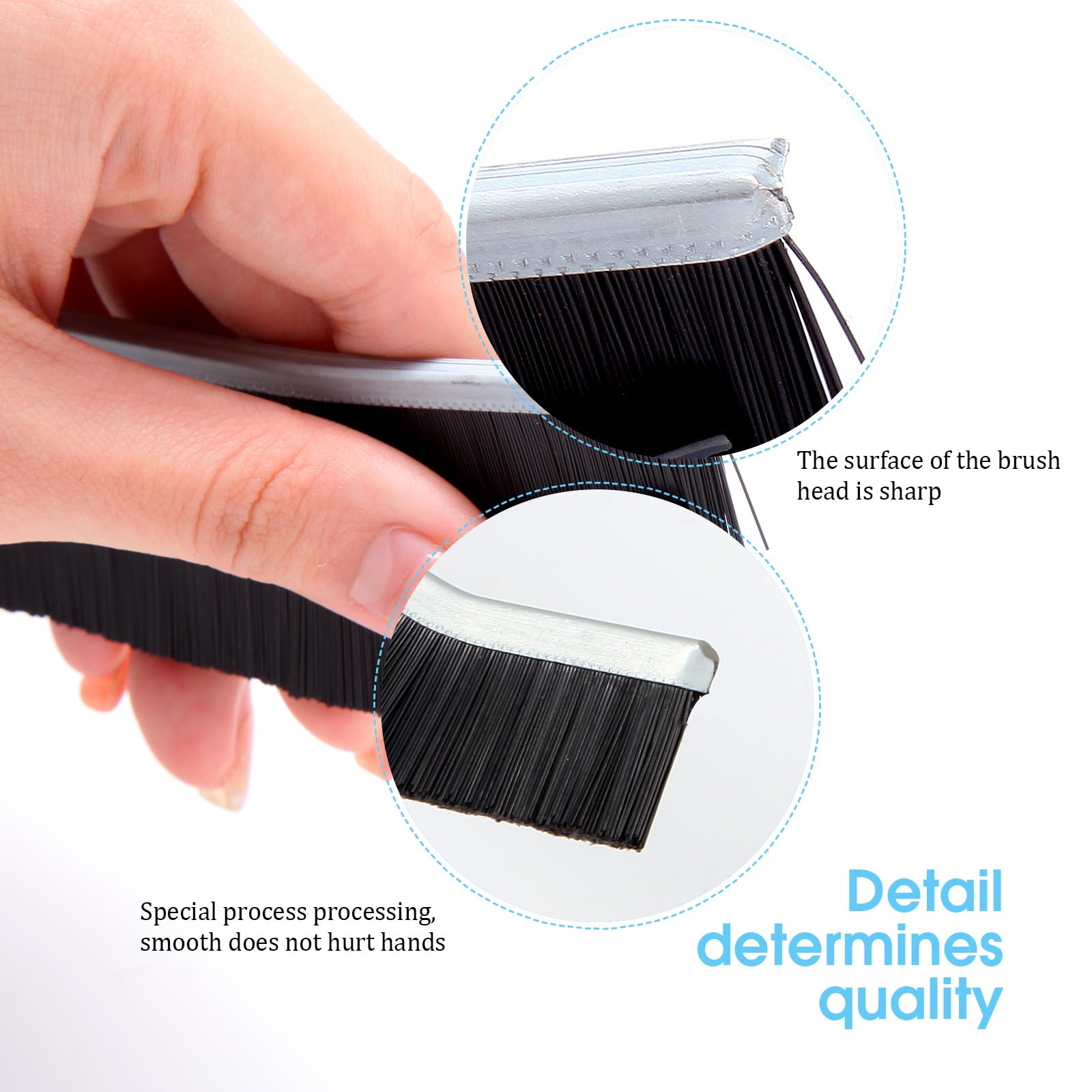 WDRIGE 4Pcs Crevice Cleaning Brush for Household Use, Gap Cleaning Brush,Grout Brush,Hard Bristle Cleaning Brush for Kitchen Bathroom New Multifunctional Corners Cleaning Brush Tool (4Pcs)