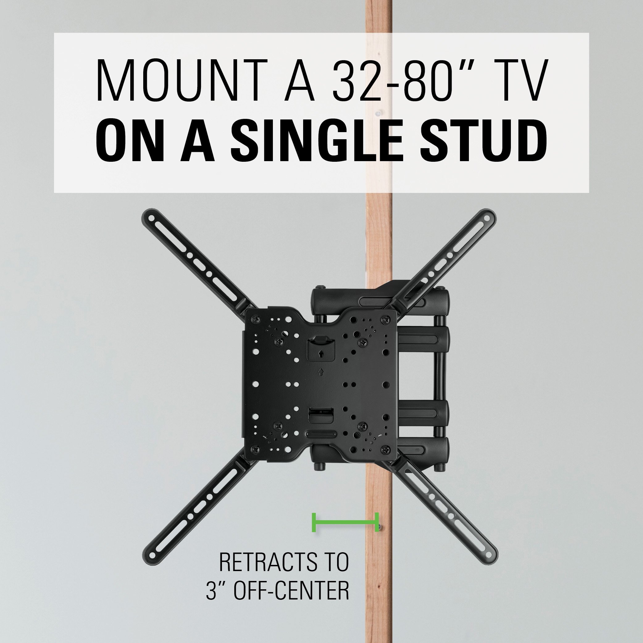 Made for Amazon Full-Motion TV Wall Mount for 32 to 80 TV