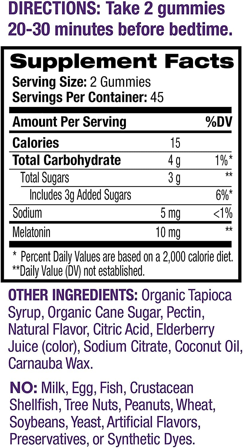 Natrol Melatonin 10 mg Gummies Strawberry - 90 ct, Pack of 5