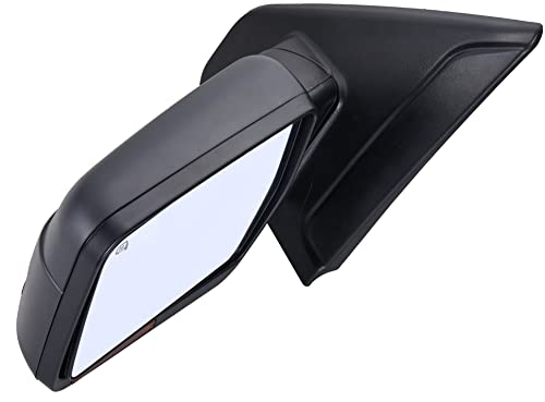 ZAPOSTS Towing Mirror Fit for 2007-2014 FORD F150 Power Heated W/Amber Signal,W/Puddle Light,Manual Folding,Driver Side