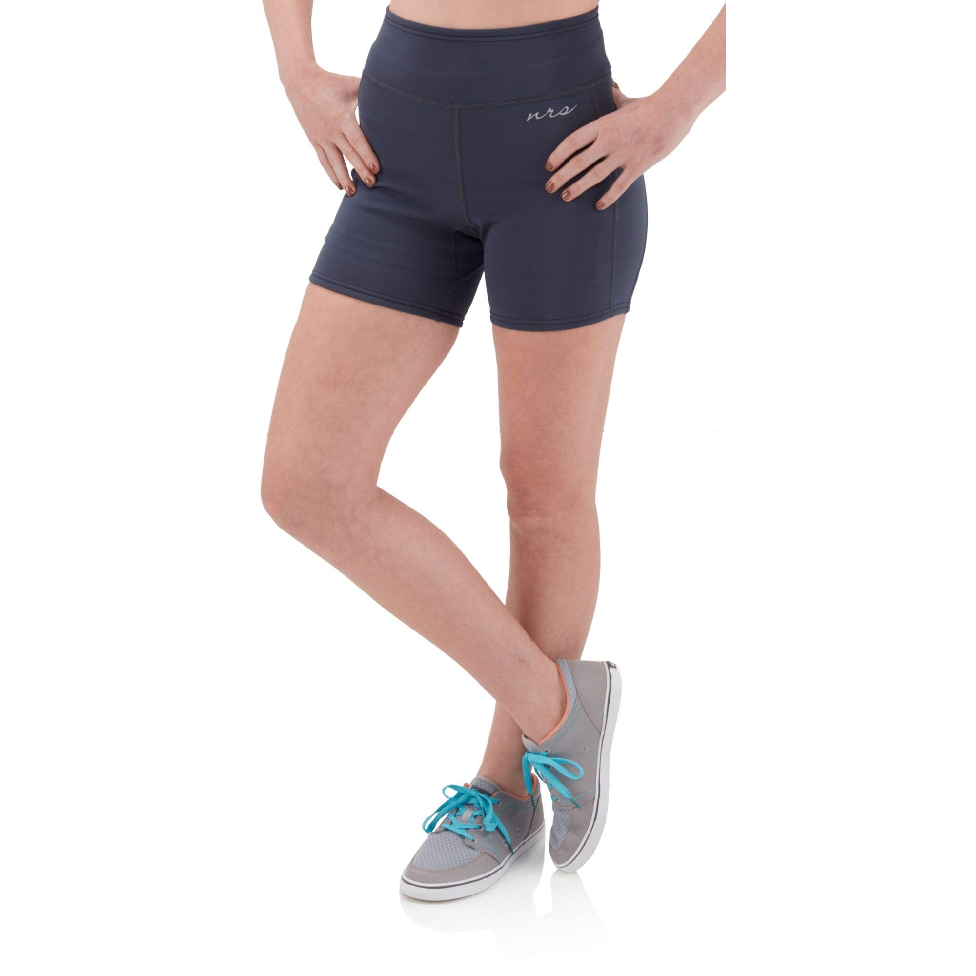 NRS Women's HydroSkin 0.5 Shorts-DarkShadow-L