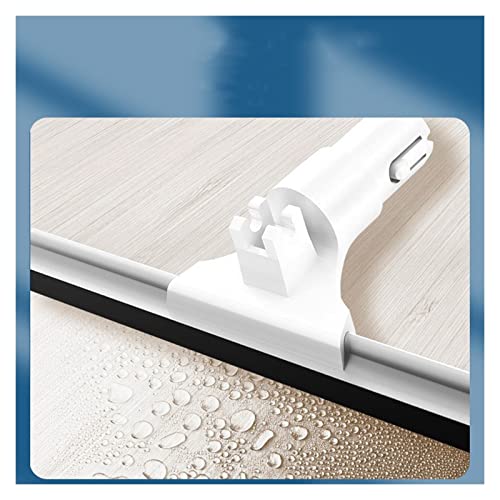 REN0124shuang Shower Squeegee Squeegee for Window Cleaning,Squeegee and Microfiber Scrubber Combi with Pole,Squeegee Window Cleaner for Sliding Door Window Scrubber