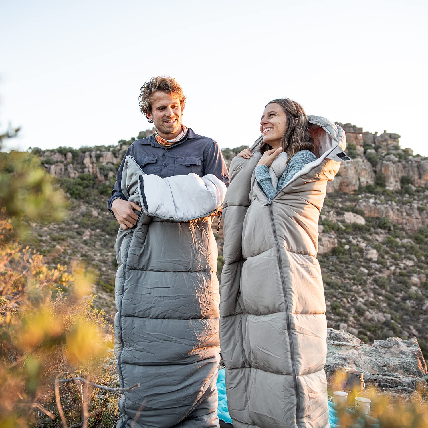 Naturehike Comfortable Cotton Sleeping Bag with Hood (Green, M180)