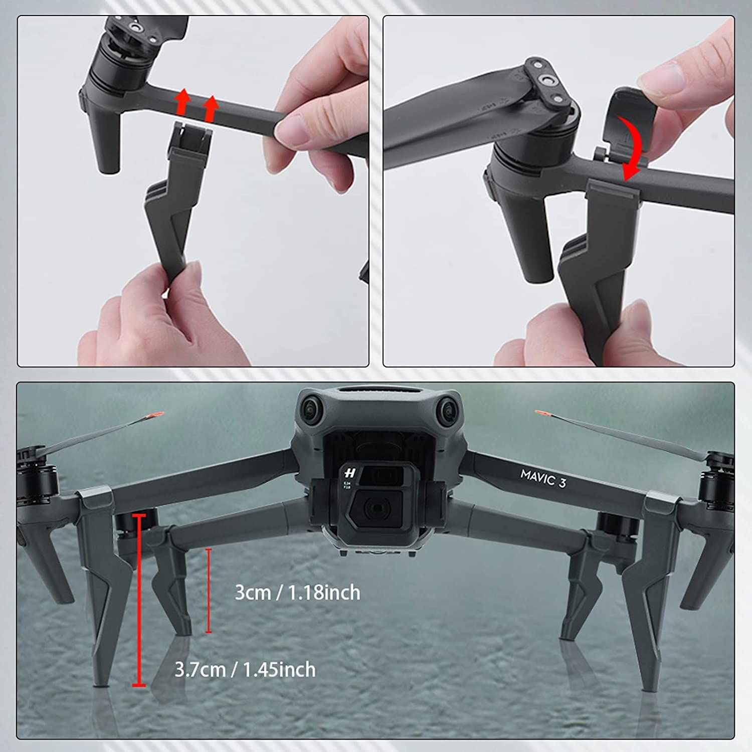 Mavic 3 drone released System drone payload clip drone airdropper device drone airdrop system fish bait drone for DJI mavic 3pro drone accessories