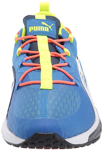 Puma Men's LQDCELL Hydra Sneaker, Palace Blue-Lava Blast-Yellow Alert, 7 M US
