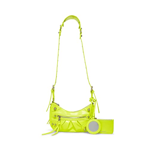 Steve Madden Glowing Crossbody with Mirror, Yellow