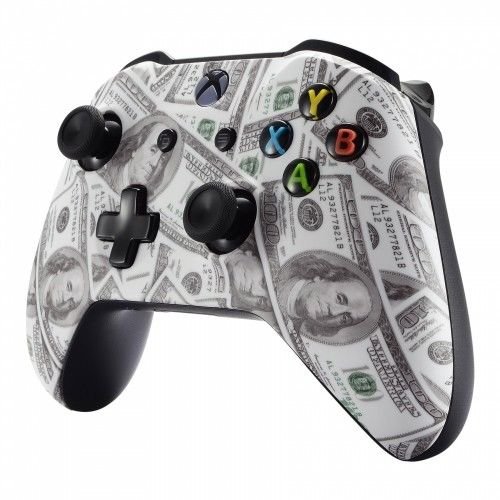 MODDEDZONE Custom MODDED Wireless Controller for Xbox One S/X and PC - With Unique Smart Mods - Best For First Person Shooter Games - Handcrafted by Experts in USA with Unique Design - Benjamins