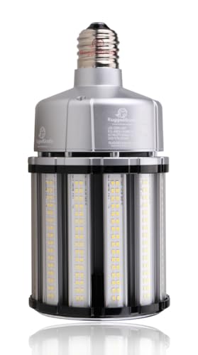 RuggedGrade 100 Watt E39 LED Corn Bulb - Aries III Series - 13,400 Lumens - 4000K - DLC 5.1 - Fanless 6KV Surge