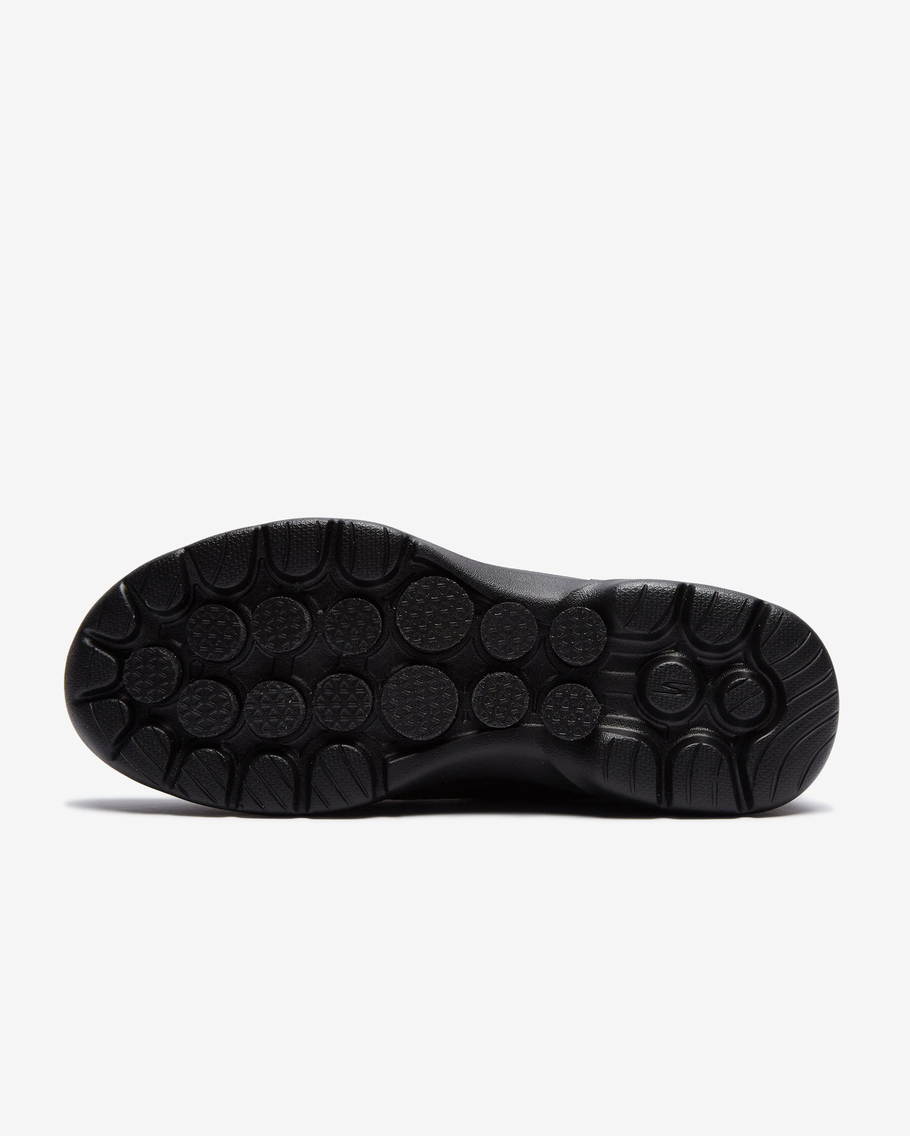 Skechers womens Go Walk 6 - Big Splash Sneaker, Black, 7.5 Wide US
