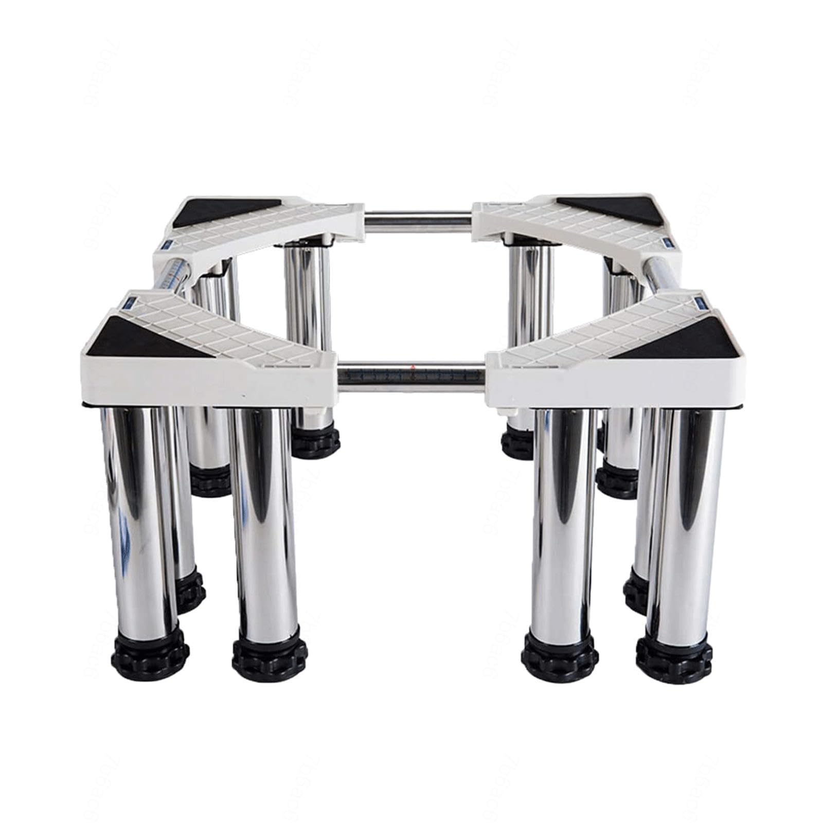 MBETA Washing Machine Base, 12 Strong Legs Adjustable Length and Width,Can Hold Up to 660 Lbs Washer Stand Base, for Double Door Refrigerators,Dryers (3-5 Days Delivery)