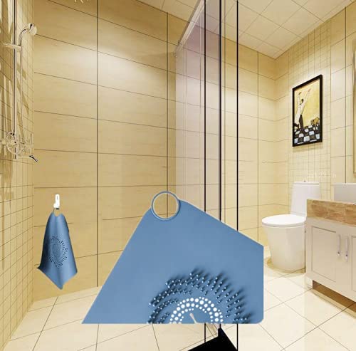 Silicone Shower Drain Hair Catcher,Shower Hair Stopper,Shower Drain Strainer,Silicone Drain Covers,Bathroom Drain Protector (HS030)