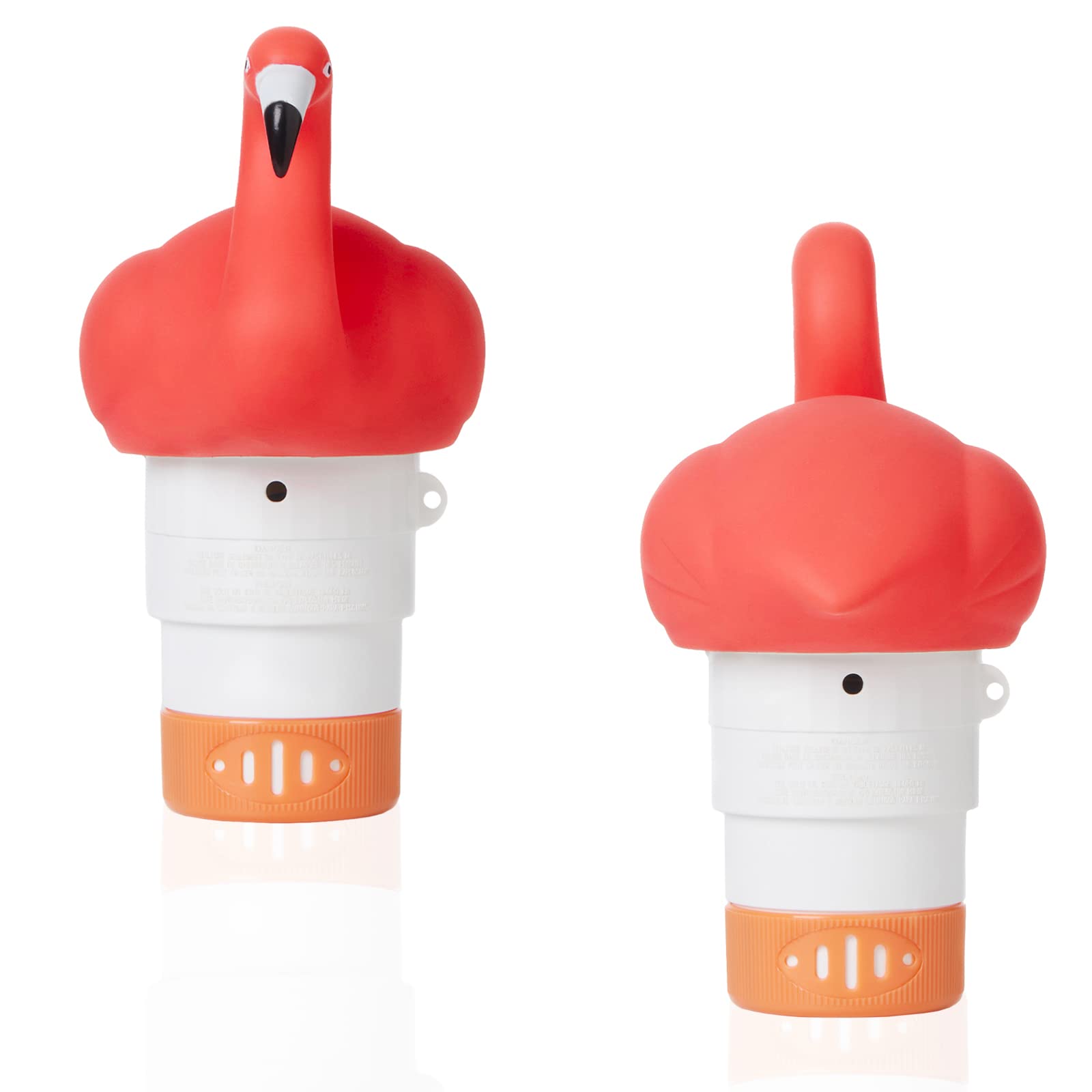 XY-WQ Flamingo Chlorine Floater for 1" Tab ONLY, Mini Floating Pool Chlorine Dispenser