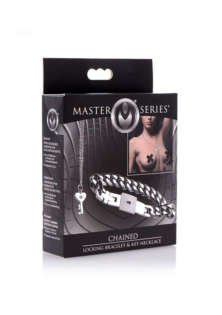 Master Series Chained Locking Bracelet & Key Necklace