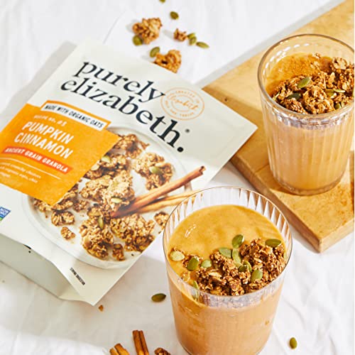 Purely Elizabeth, Pumpkin Cinnamon, Ancient Grain Granola, Gluten-Free, Non-GMO, 12 Ounce (Pack of 3)