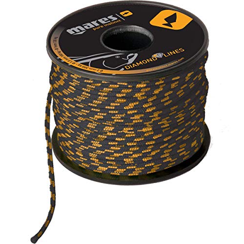 Mares Unisex's Line Diamond Thread Black, 1.5 mm/100 m