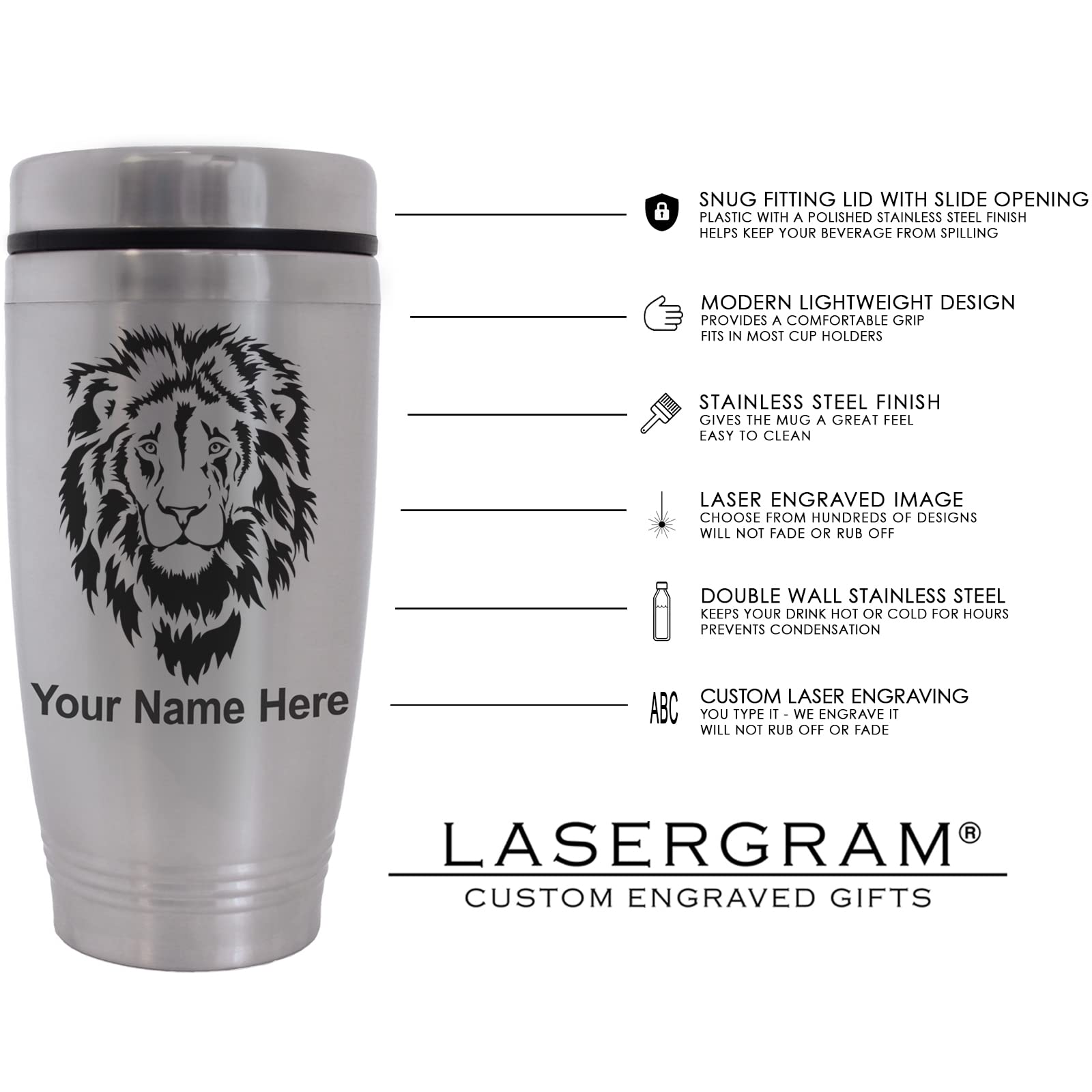 SkunkWerkz Commuter Travel Mug, Radiology, Personalized Engraving Included