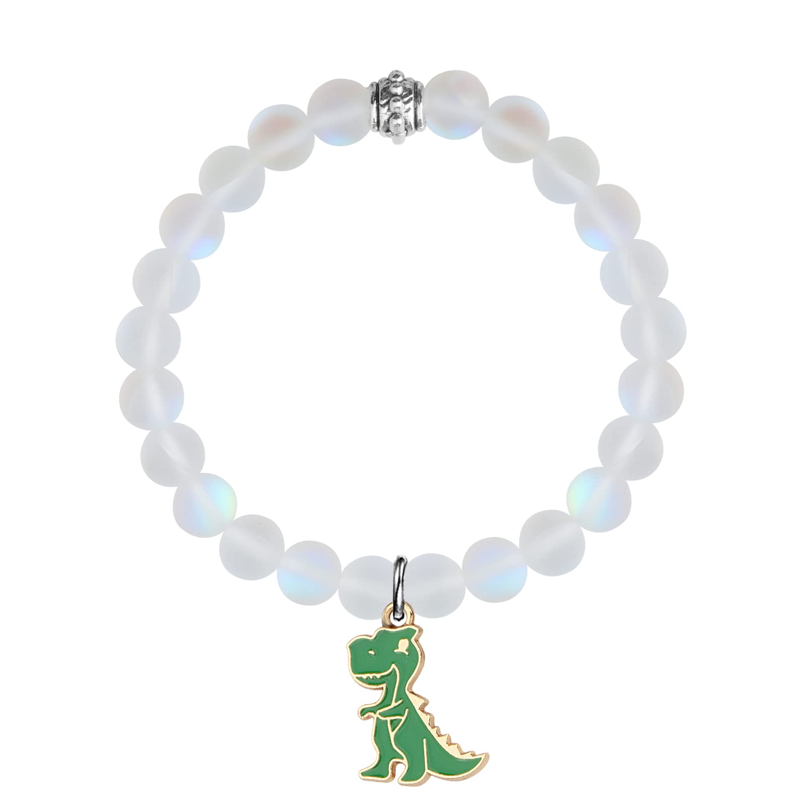 UJIMS Dinosaur Lover Gift Funny Dinosaurs Bracelet T-Rex Gift Animal Lovers Jewelry for Women