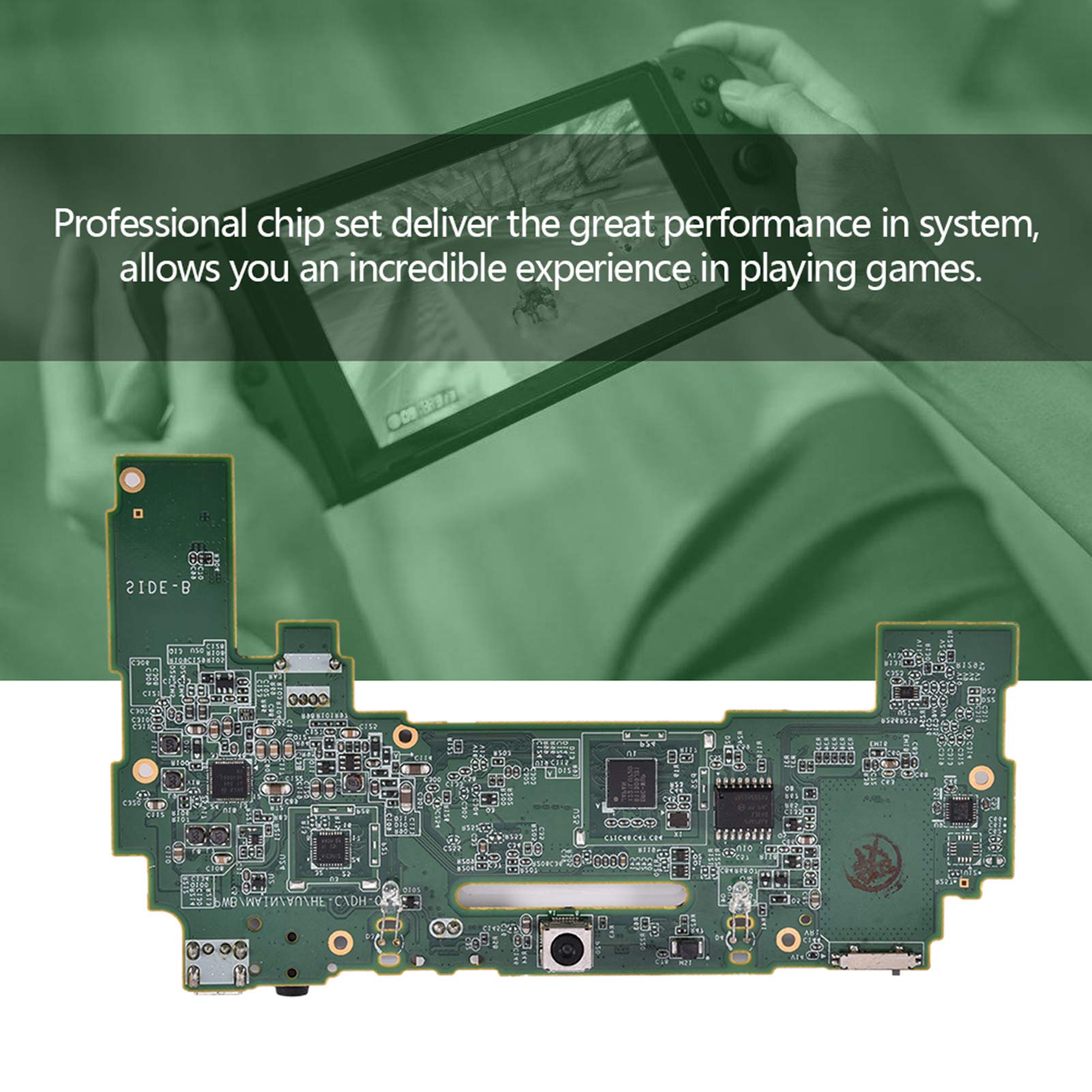 Motherboard for Gamepad, Mainboard Replacement for Wii U Gamepad PCB Circuit Module Board for Wii U Game Console