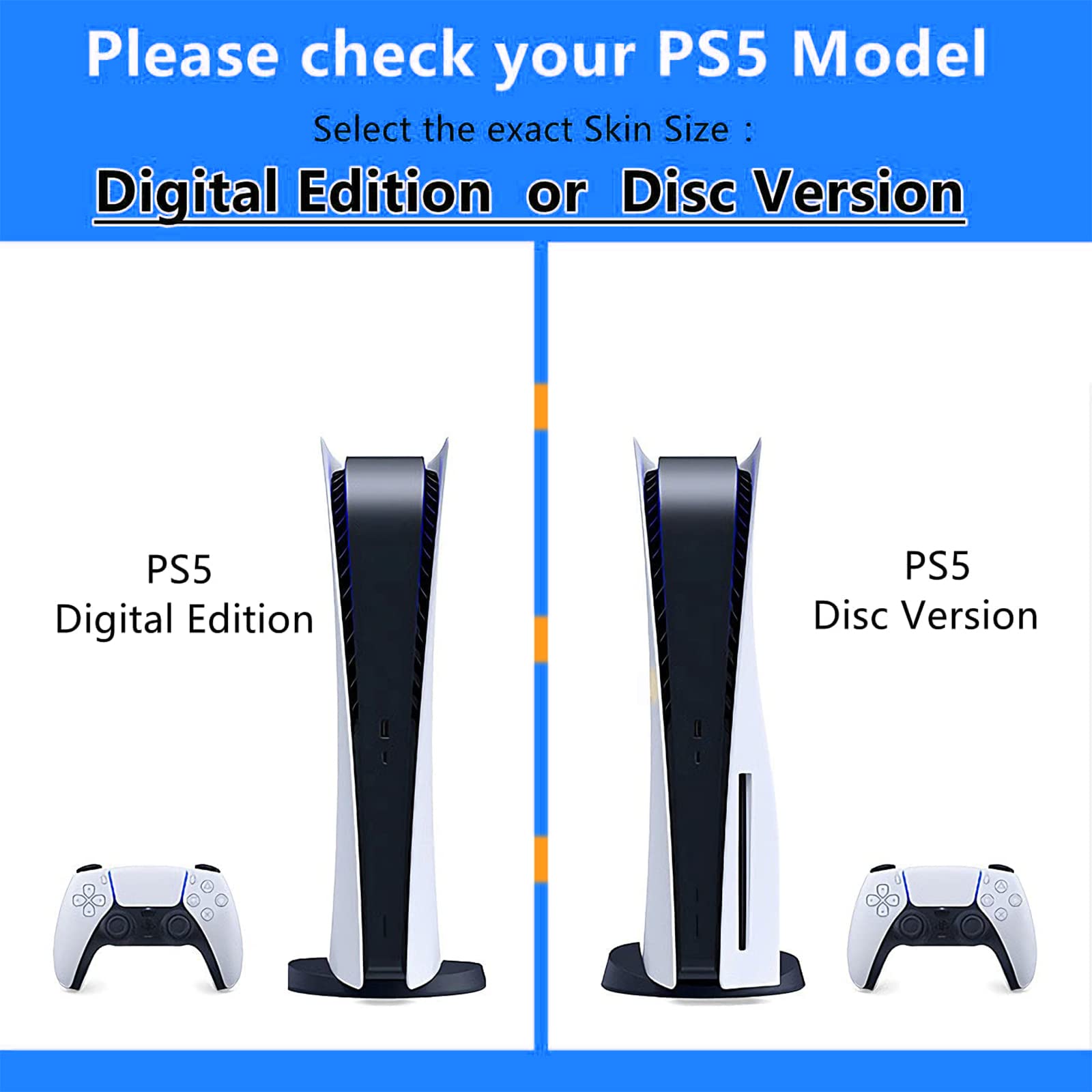 ZOA PS5 Disc Version Anime Skin for Console and Controllers Vinyl Cover Skins Wraps, Compatible with Playstation 5 (Disc Version)