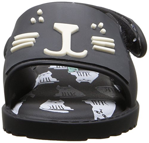 Mini Melissa Girl's Mini MIA + FABULA Mary Jane, Black, 7 M US Toddler