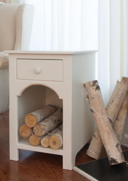 Wilson Decorative White Birch Logs, Natural Bark Wood Home Décor - 15.5-17.5" in Length 1.5"-4" Dia. (Set of 6)