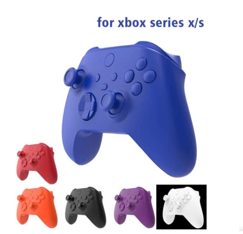 ZOAONWKS replacement accessories Repair Part Replacement Faceplate Shell Cover Replacement Bumpers for Xbox Series X/S controller protective case(blue)