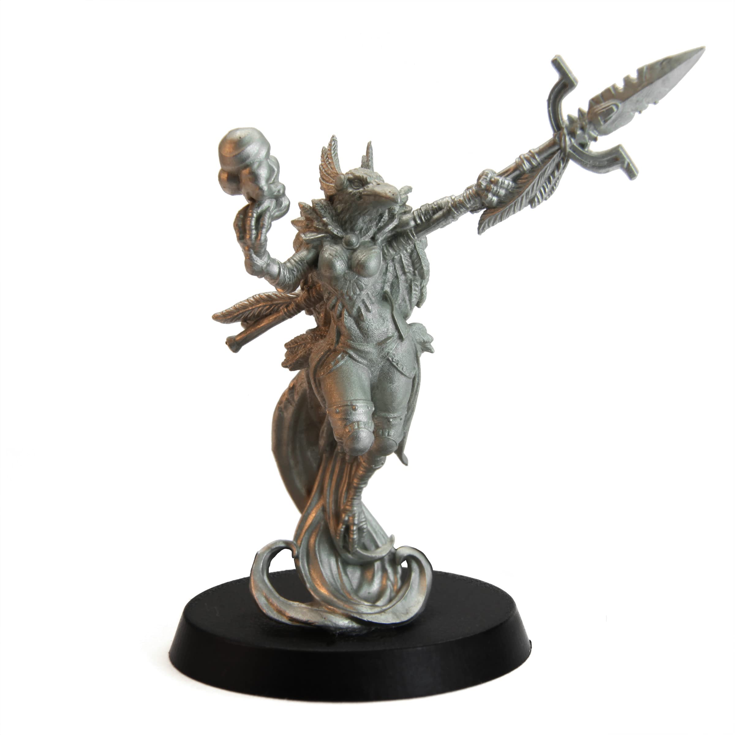 Stonehaven Miniatures Kenku Sorceress by Tytantroll Miniature Figure (for 28mm Scale Table Top War Games) - Made in USA