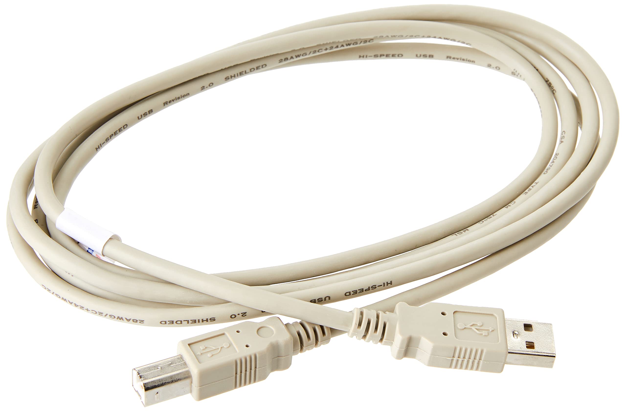 Max Value USB 2.0 Data Cable A Male to B Male, 2 Mtrs, Beige