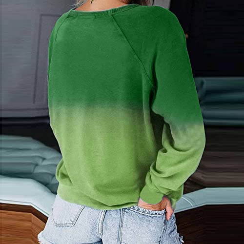 Swrowesi Sweatshirt for Womens Cute Elk Print Loose Top Christmas Casual Plus Size Sweater O Neck Long Sleeve Pullover