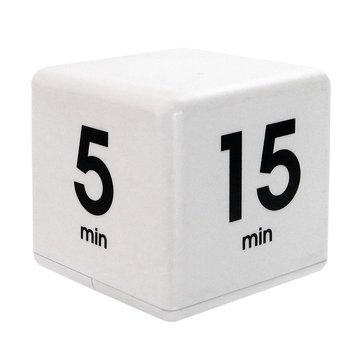 The Miracle Time Cube Timer 5/15/30/60 Minutes For Management Kitchen Kids Timer Workout Time Digital Timer - Kitchen Tools & Gadgets Kitchen Timer & Calculator - (white) - 1 x The Miracle Time Cube