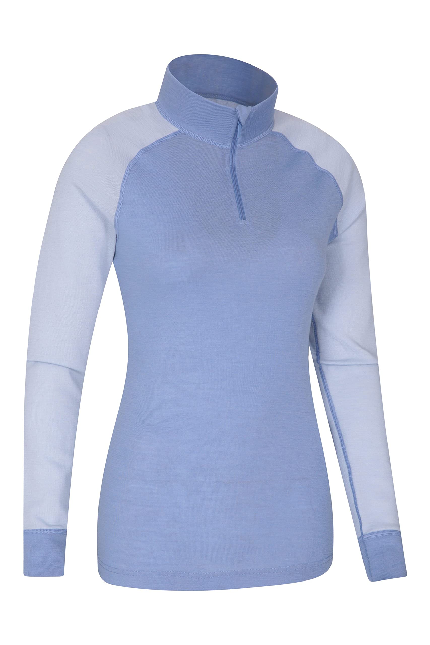 Mountain Warehouse Merino Womens Top - Ladies Thermal Baselayer Black 10