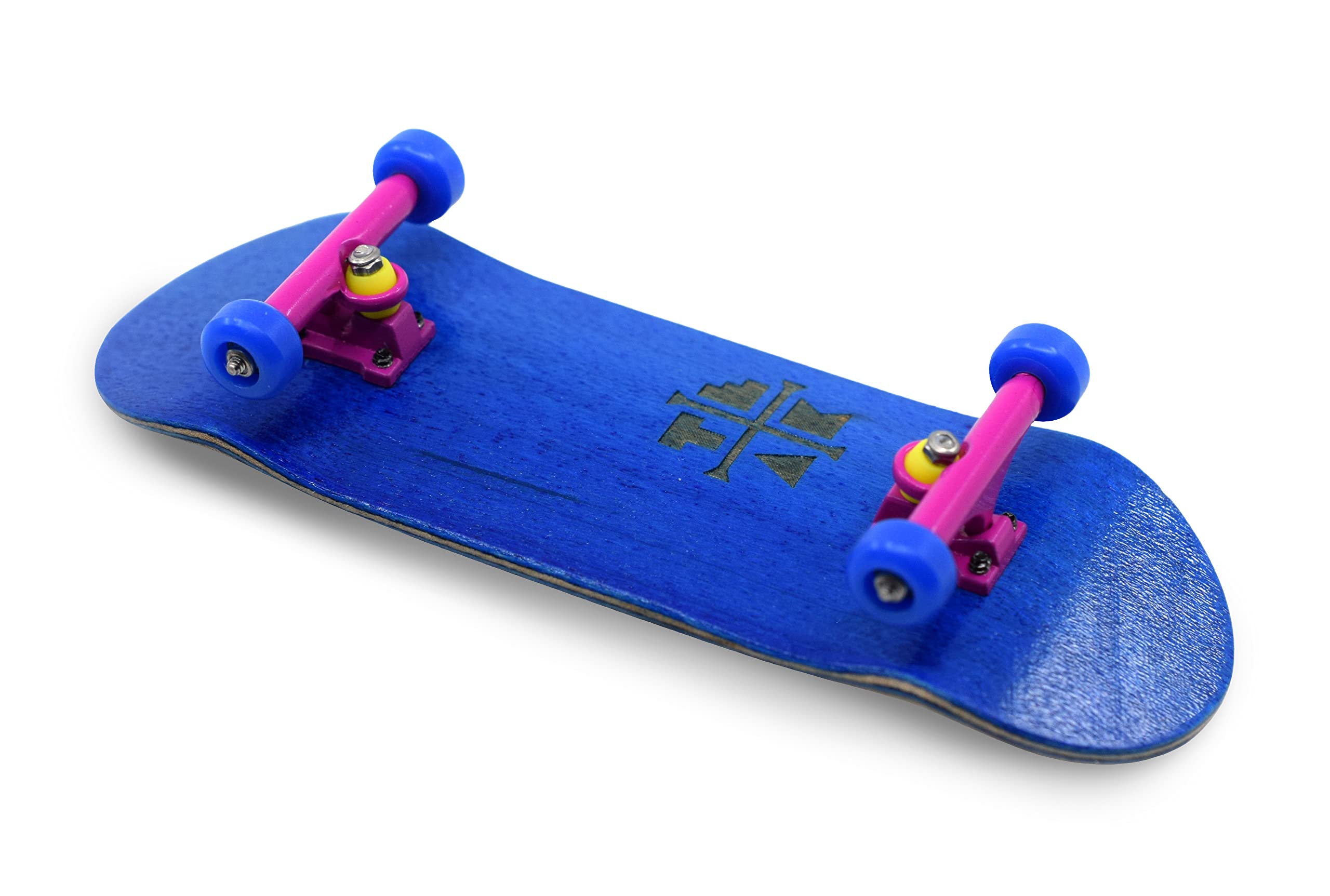 Teak Tuning Prolific Complete 32mm Fingerboard with Prodigy Trucks - Pre-Assembled - The Bubble Gum Edition - Upgraded Components, Pro Board Shape and Size, Bearing Wheels, and Locknuts