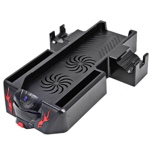 Multifunctional Vertical Console Stand Controller Charger with Cooling Fan for Xbox One