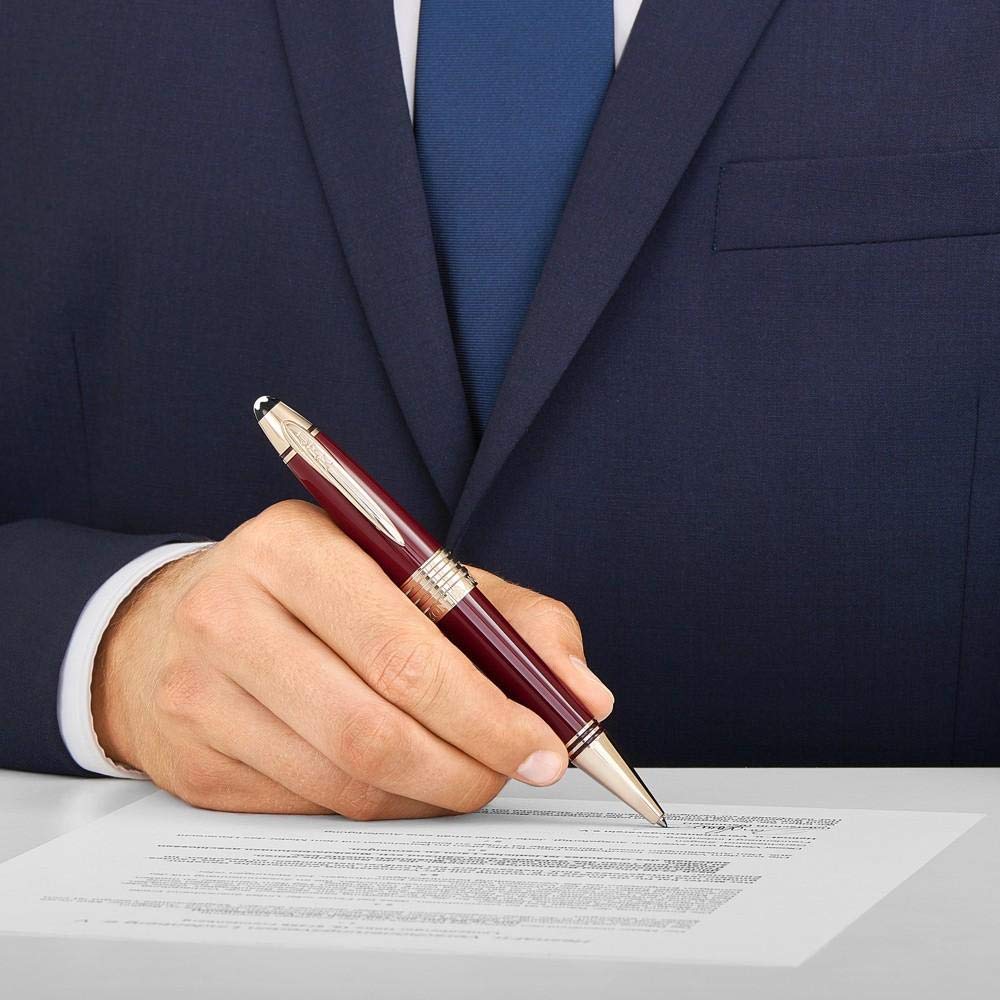 Montblanc John F. Kennedy Special Edition Burgundy Ballpoint Pen 118083