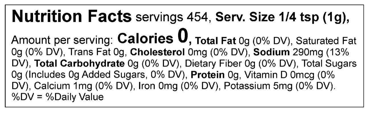 MICHIGAN SALTED Bulk Seasoning Salt, 16 OZ