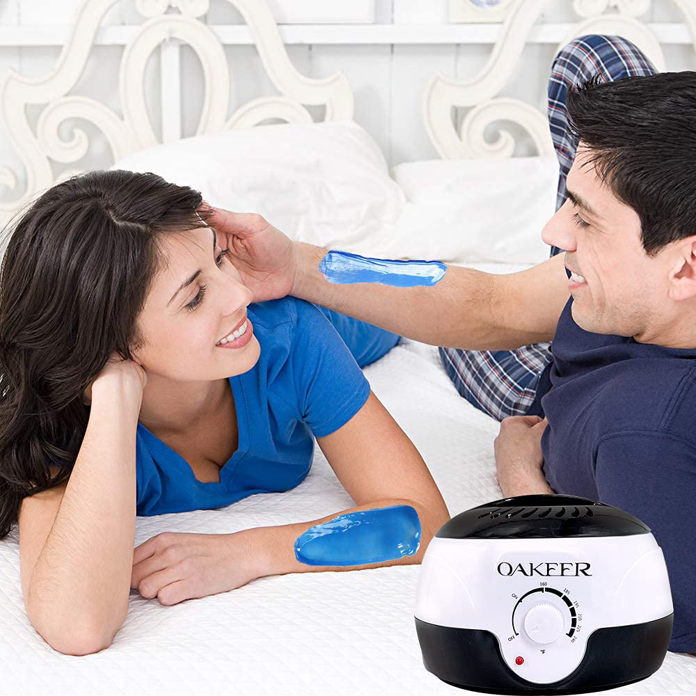 Oakeer Waxing Kit Wax Warmer Painless Hair Removal