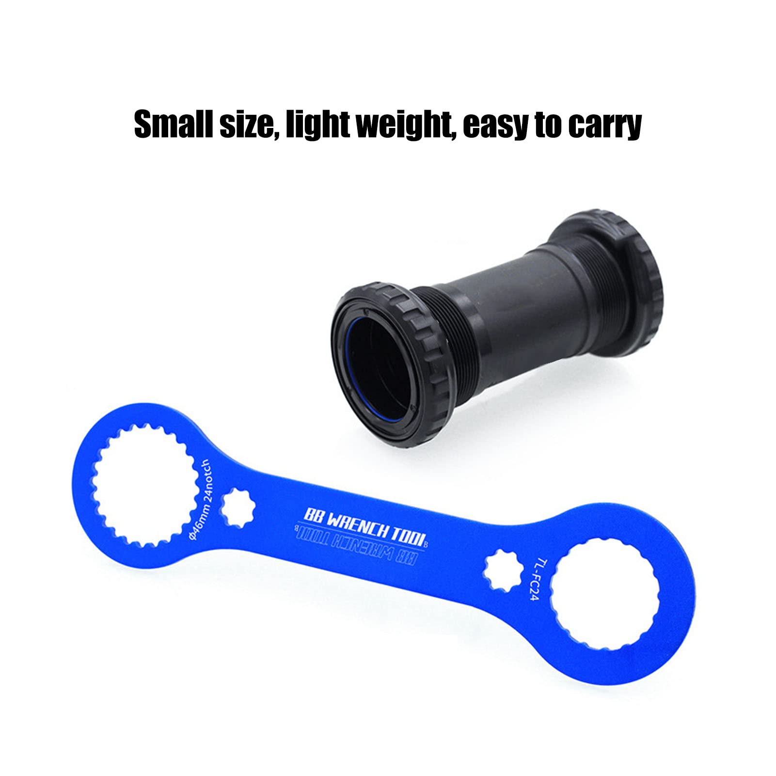 SPYMINNPOO Fork Wrench, Front Fork Wrench Integrated Aluminium Alloy Disassembly Spanner for Road Bike Golfpracticemat Repair Hardware Tools