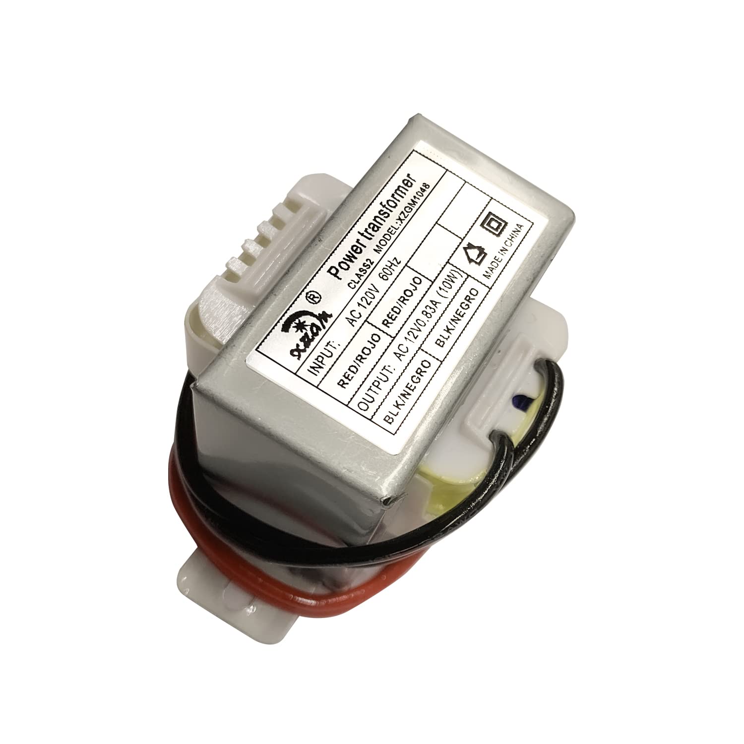 XZGm Input AC 110V -120V Output AC 12V 10VA Power Transformer for Sychronous Motor,Address Light,Fountain,Furnace,Dewalt Portable jobsite Radio,Speaker Protection Circuit。