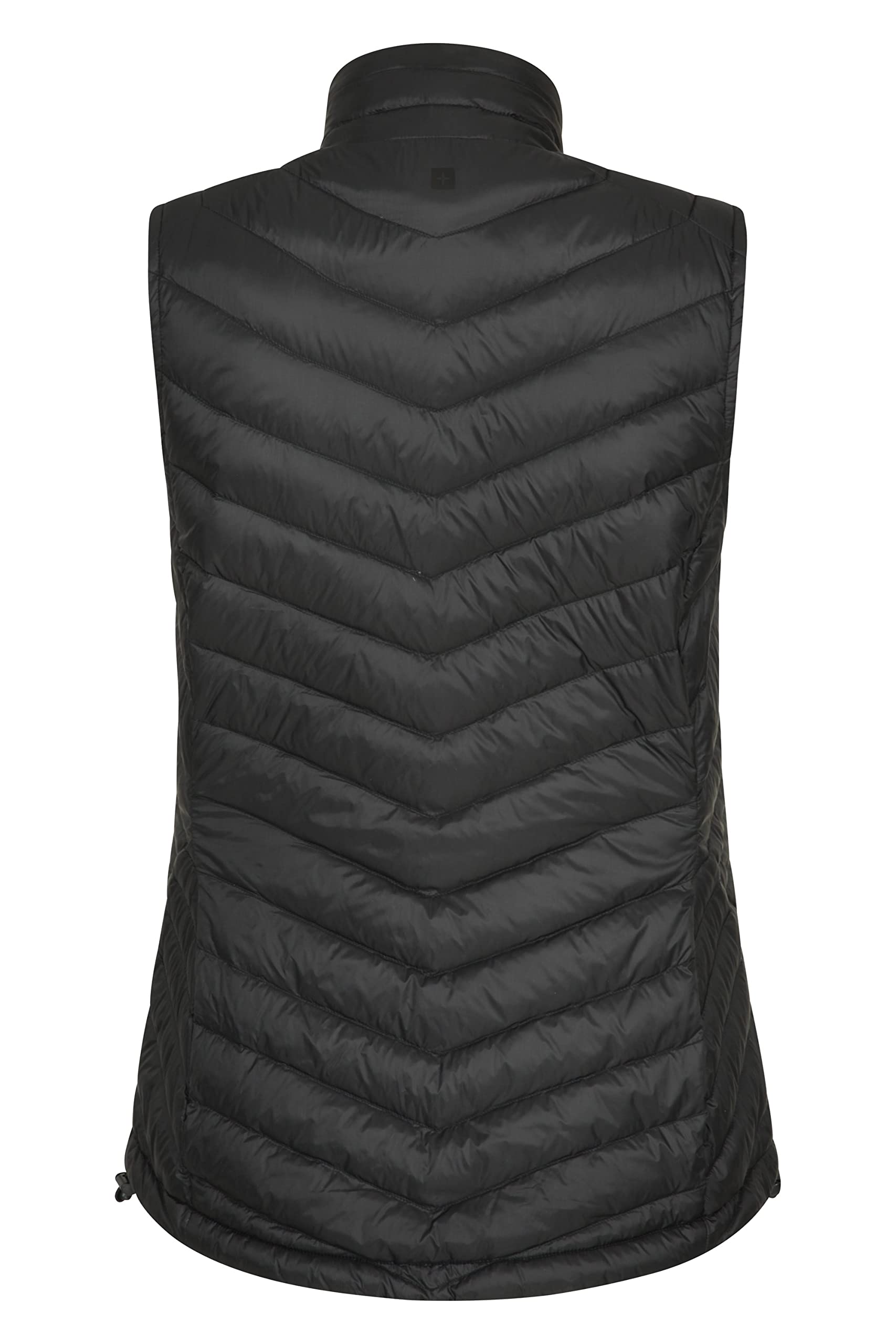 Mountain Warehouse Featherweight Womens Winter Down Gilet -Bodywarmer Black 8