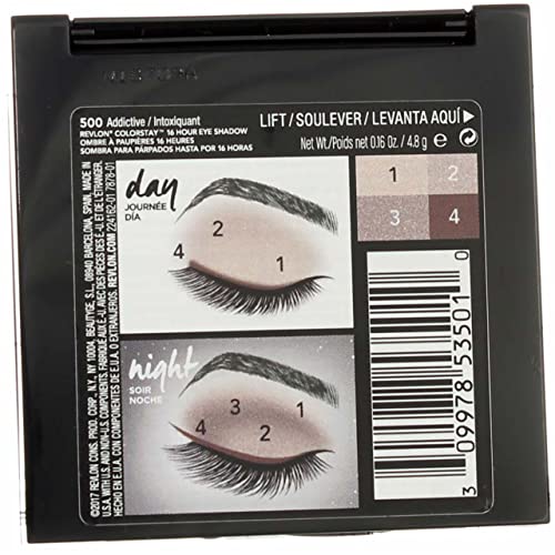 REVLON COLORSTAY EYESHADOW QUAD ADDICTIVE