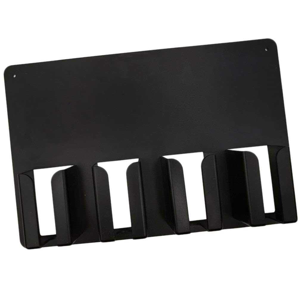 Minkissy Hair Clipper Holder Organizer Wall Mounted Hair Brush Comb Hairdressing Tool Storage Rack Shelf Container for Home Shop 31X20X6cm