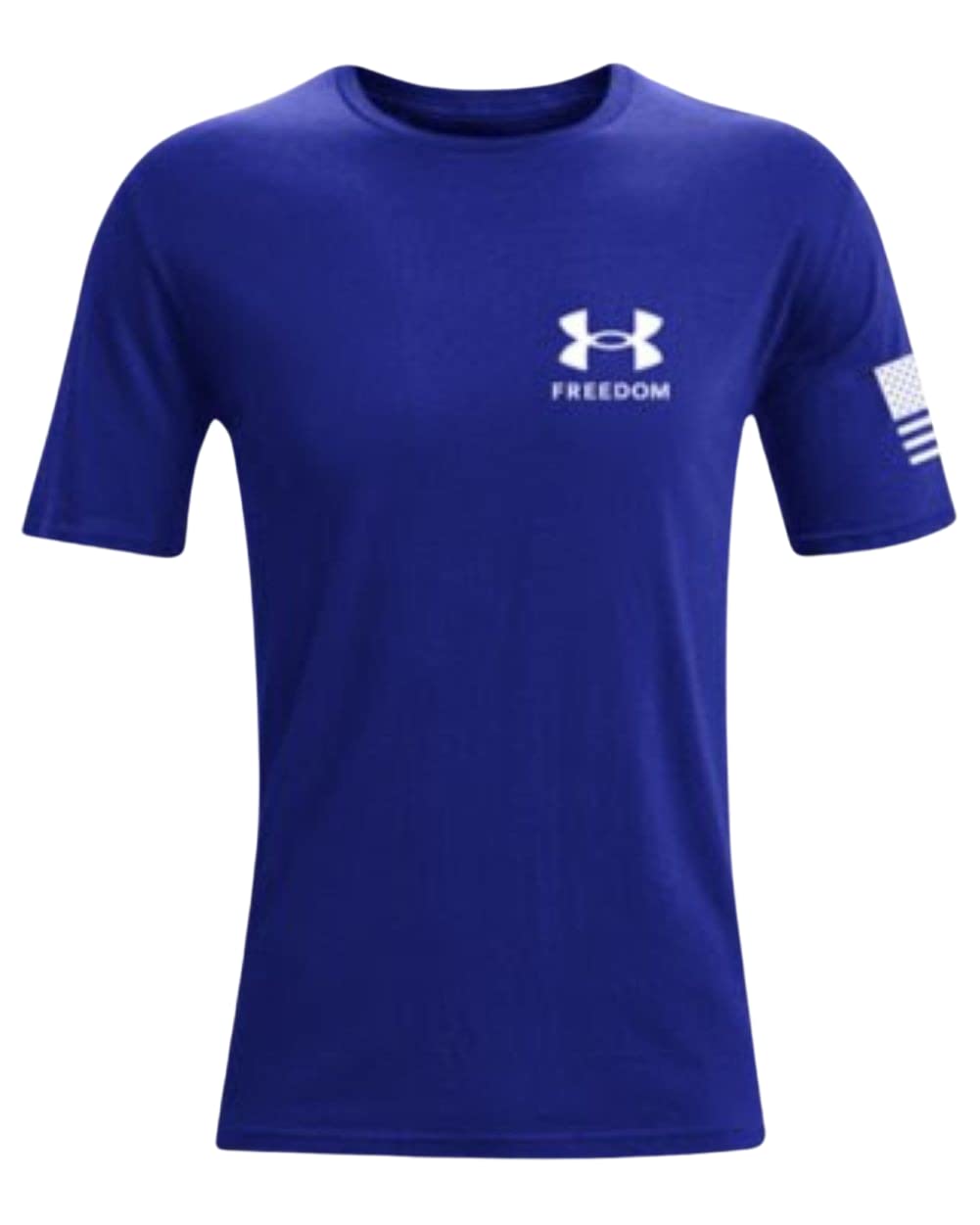 Under Armour Men's Freedom Flag T-Shirt (as1, Alpha, x_l, Regular, Regular, Royal (400)/White, X-Large)
