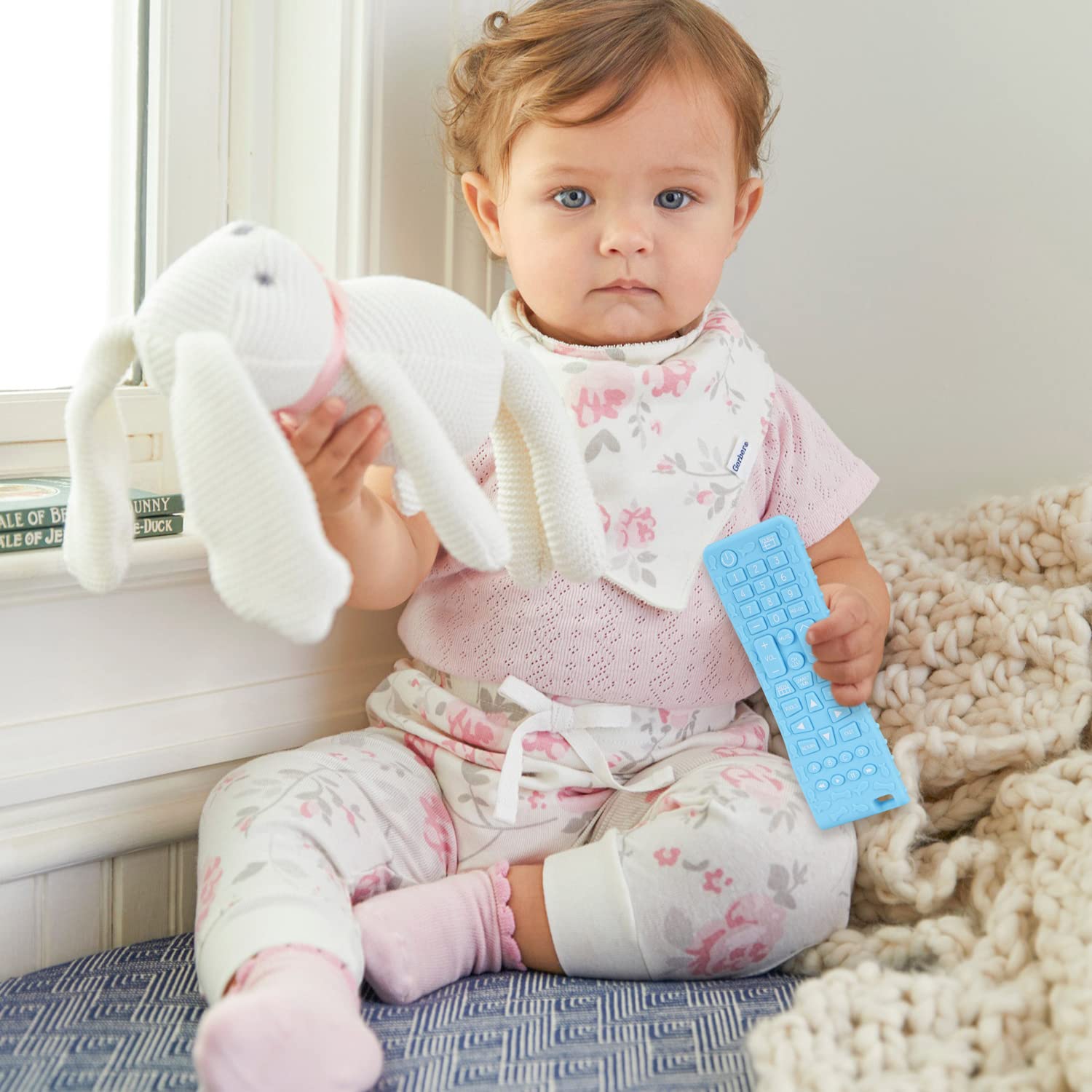 Teething Toys for Babies 0-6 Months 6-12 Months, Baby Teethers for Babies 0-6 months, Remote Teether for Baby Girl Boy Baby Infant Toys
