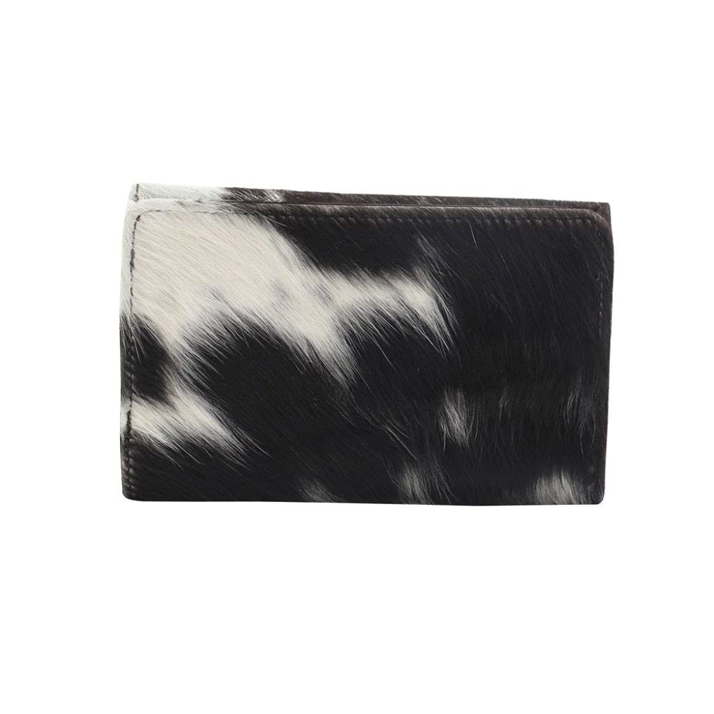 Myra Bag Fudge Factor Leather And Cowhide Wallet Upcycled Cowhide & Leather S-2725