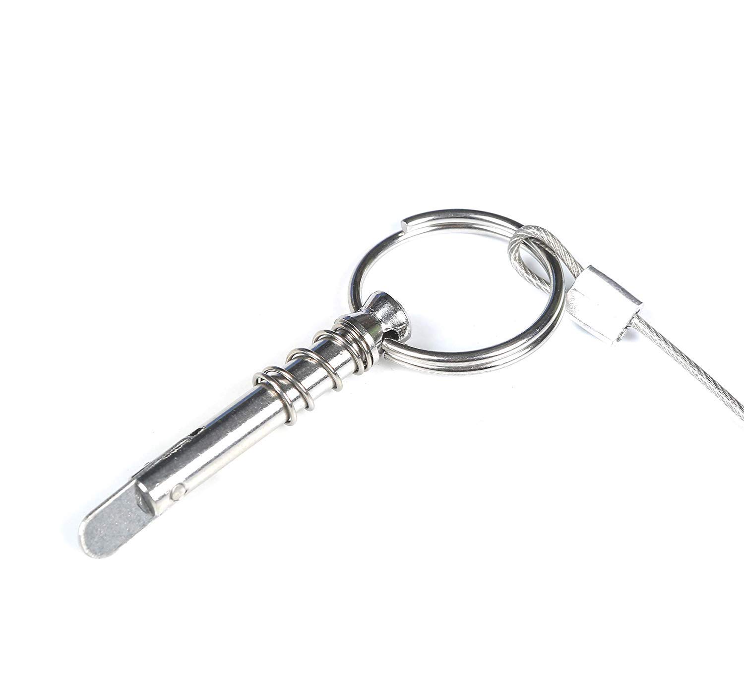 MX Boat pin,Bimini Top Quick Release Pins with Lanyard 2pcs