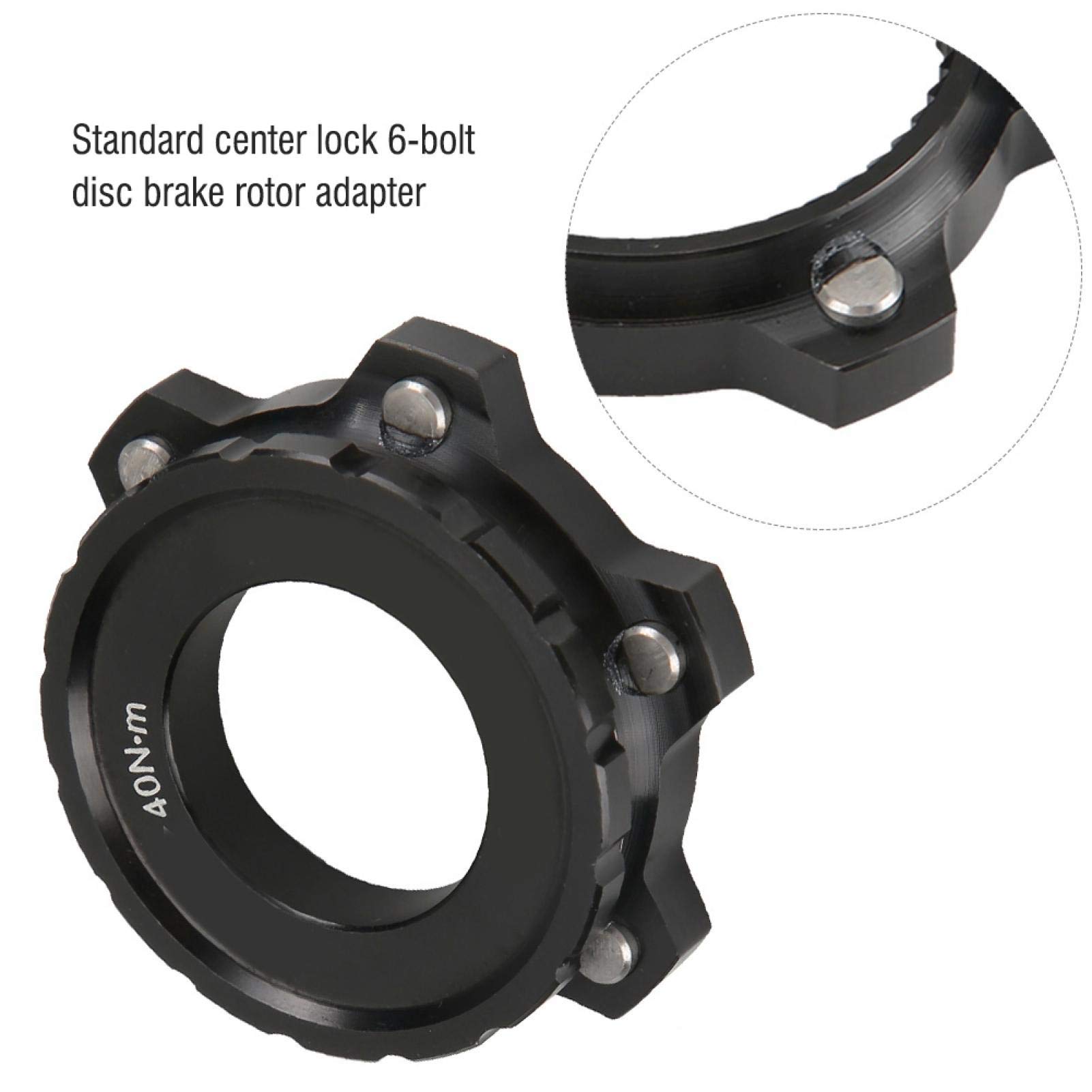 Shanrya Center Lock Adapter, Disc Brake Rotor, Easy to Install Pratical Mountain Bike Accessory Bicycle Accessory