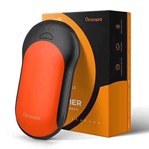 OCOOPA Rechargeable Hand Warmers, 10000mAH Electric Handwarmer Winter Warm 15 Hours Portable Hands Heater for Men Women