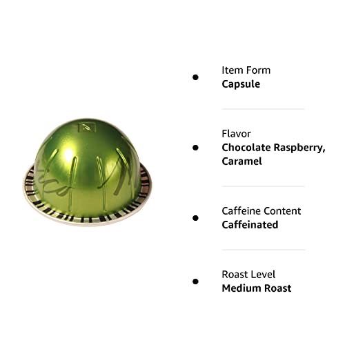 Nespresso VertuoLine Master Origin Mexico Coffee, Plus 1 Piece Of Dark Chocolate Salted Caramel, For Your First Cup Of Coffee