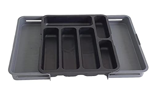 Silverware Drawer Organizer,Adjustable Flatware Holder